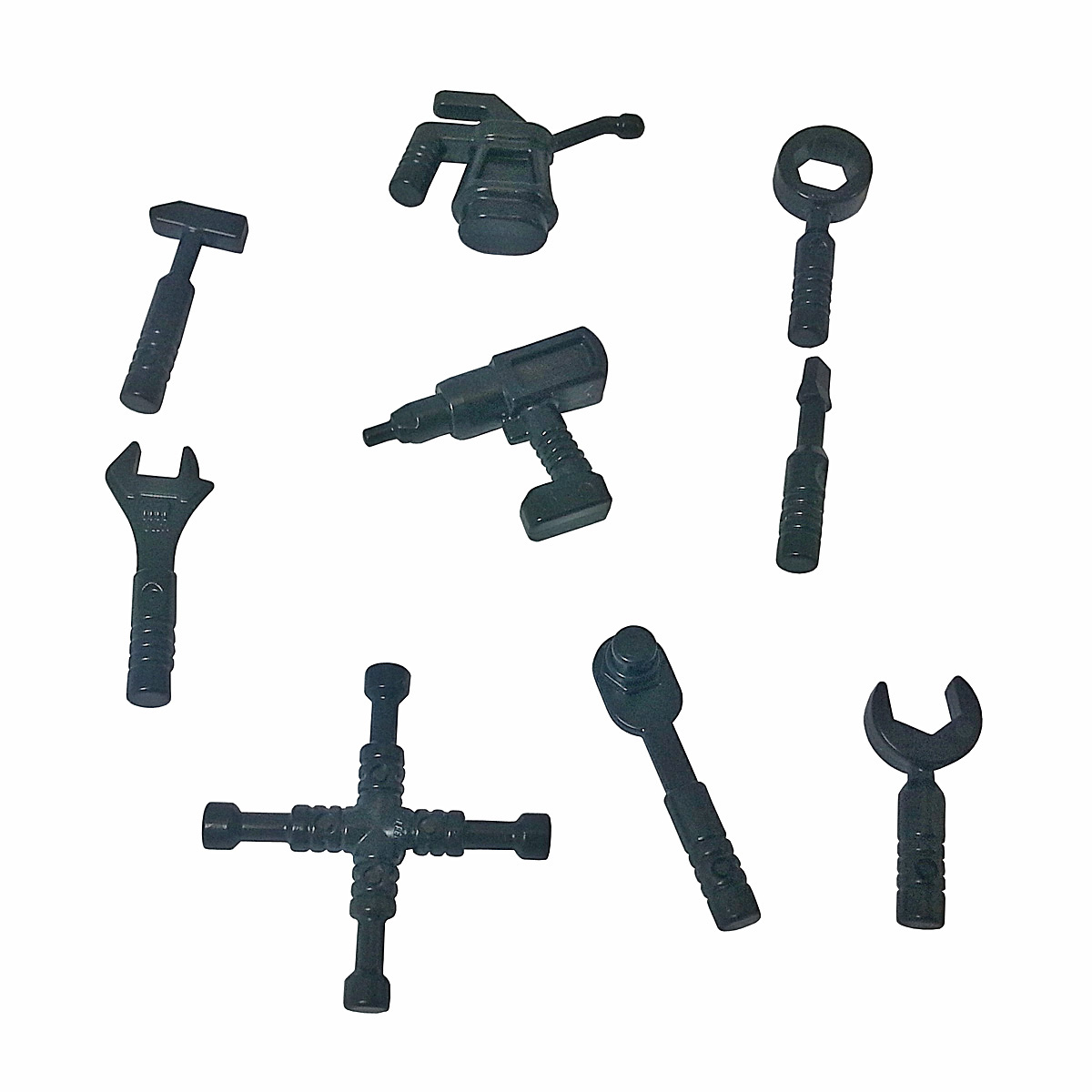 Bausteine Online - Lego 11402 Werkzeug 9-teilig schwarz