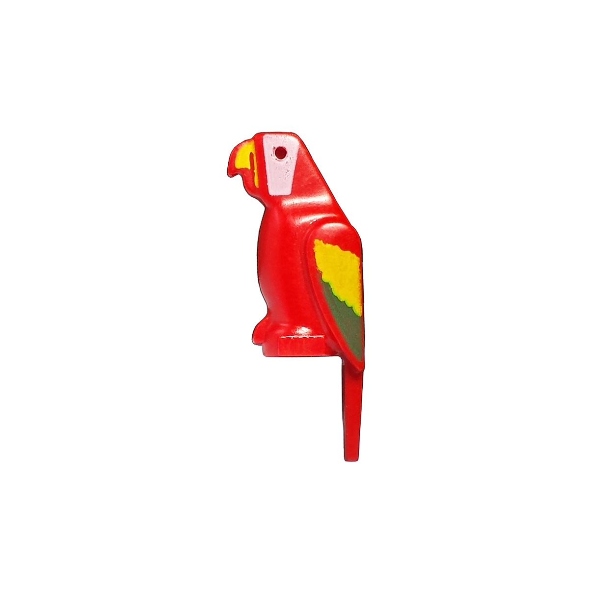 Bausteine Online - Lego 2546p01 Parrot red with colored feathers pattern