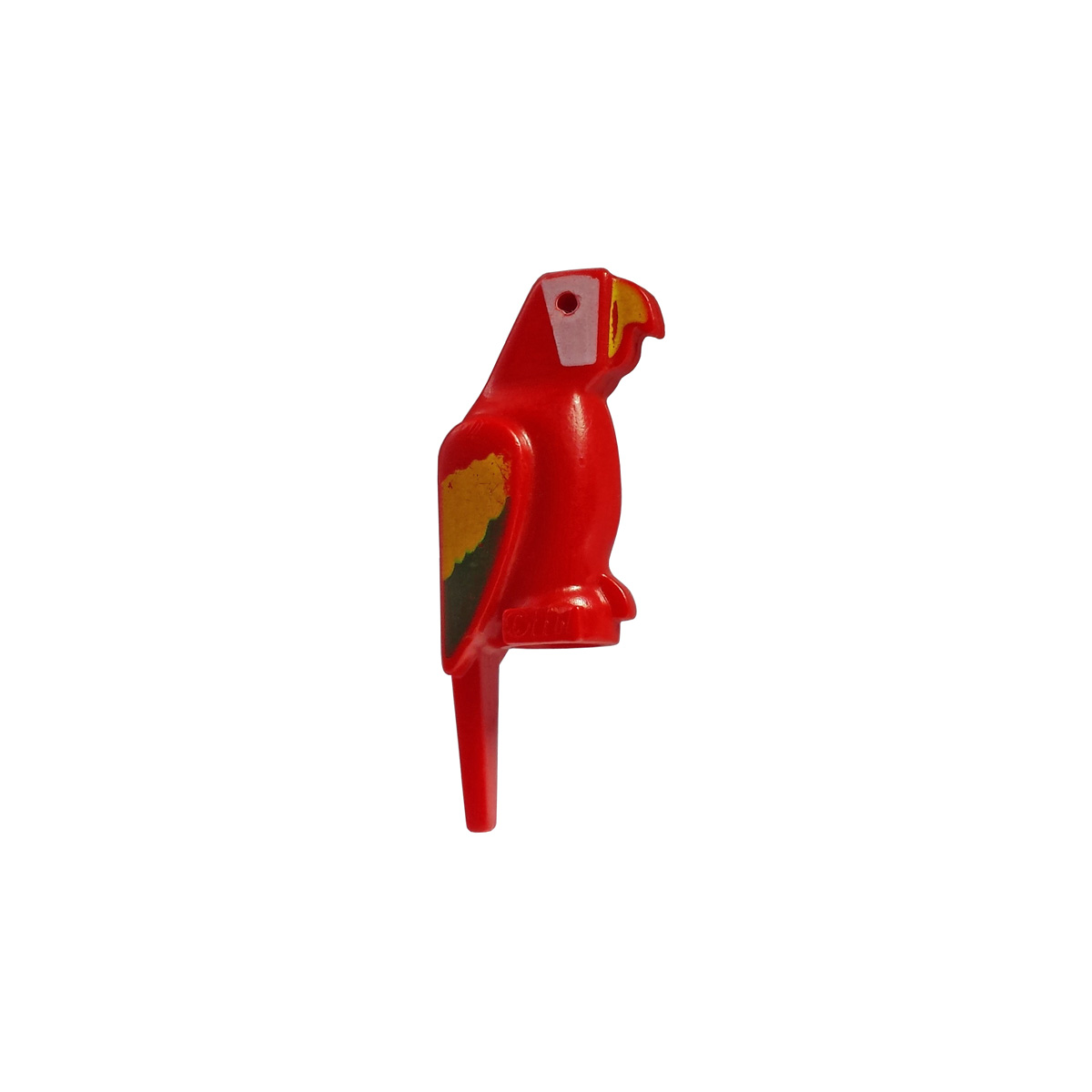 Bausteine Online - Lego 2546p01 Parrot red with colored feathers pattern