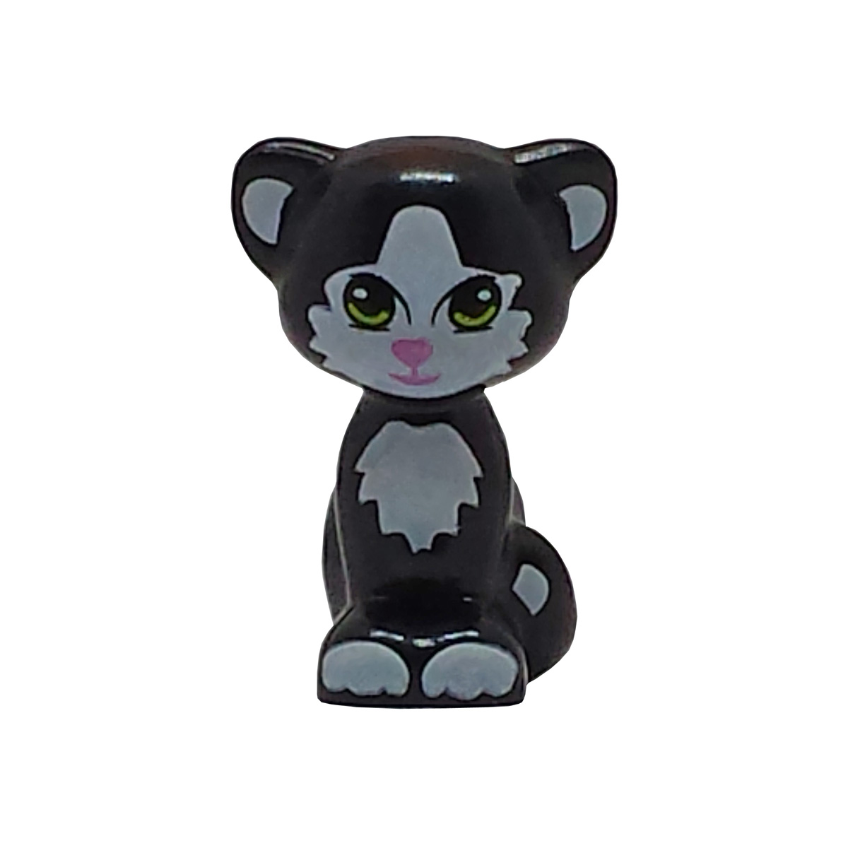 Bausteine Online - Lego 11602pb01 Cat black sitting with lime eyes ...
